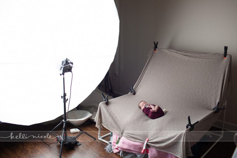 Newborn Photography Tutorial – Studio Light – Kelli Nicole Photography ...